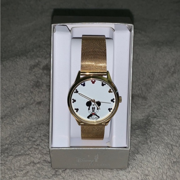 Disney | Accessories | Disney Parks Gold Mickey Watch | Poshmark